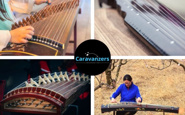 Chinese Zither Instrument Creates Beautiful Sounds